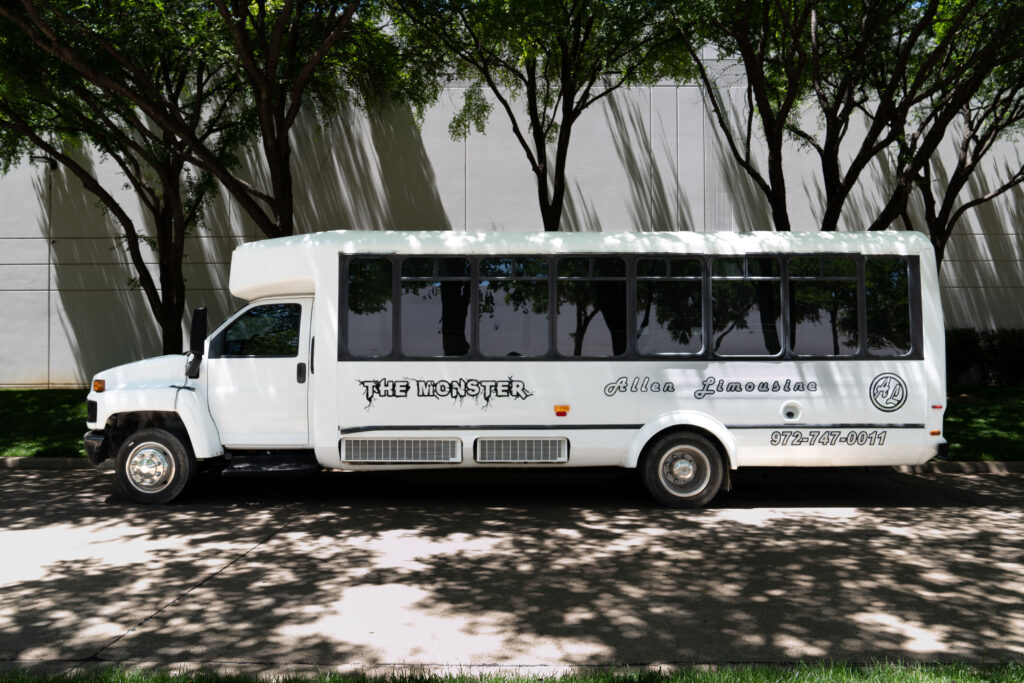 24 Passenger Limo Bus & Party Bus Service in Dallas, TX - Allen Limo